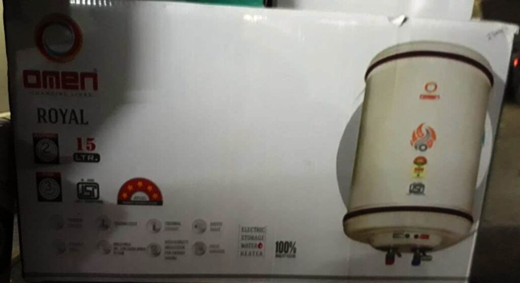 Omen Royal Water Heater or Gijer 15 Ltr - Best Online Shopping Portal ...